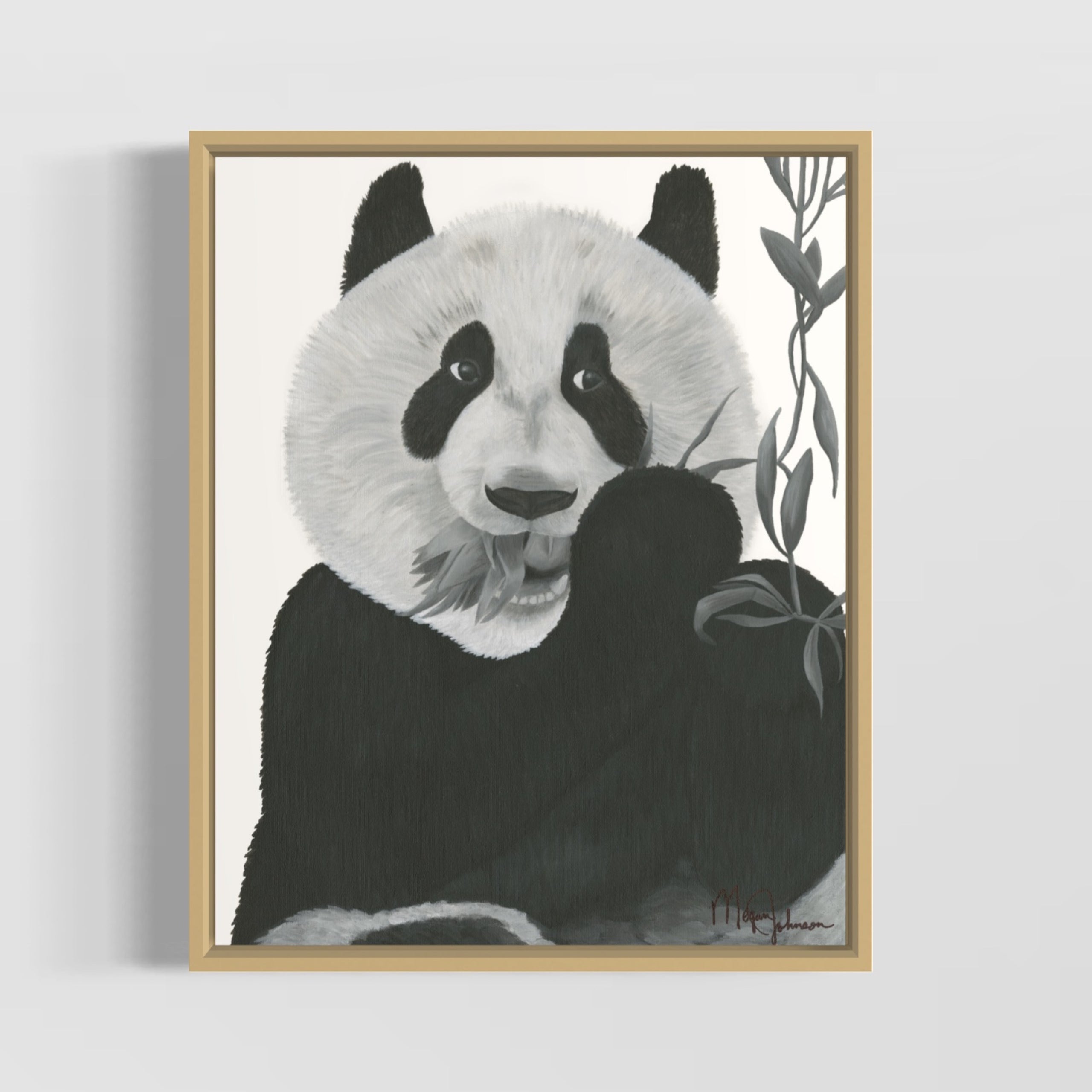 Perry the Panda | Whimsical Animal Art | Reflections By Megan ...
