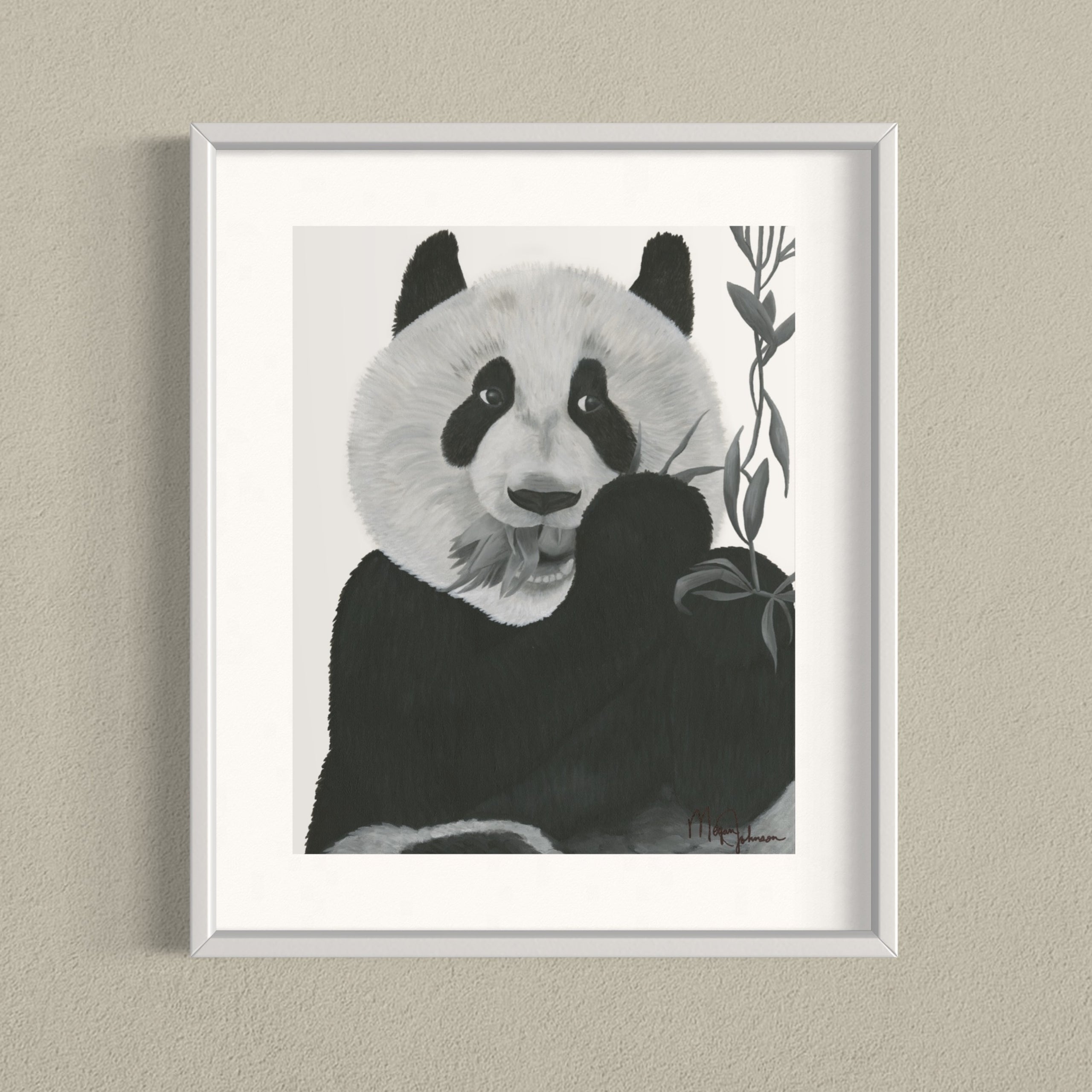 Perry the Panda | Whimsical Animal Art | Reflections By Megan ...