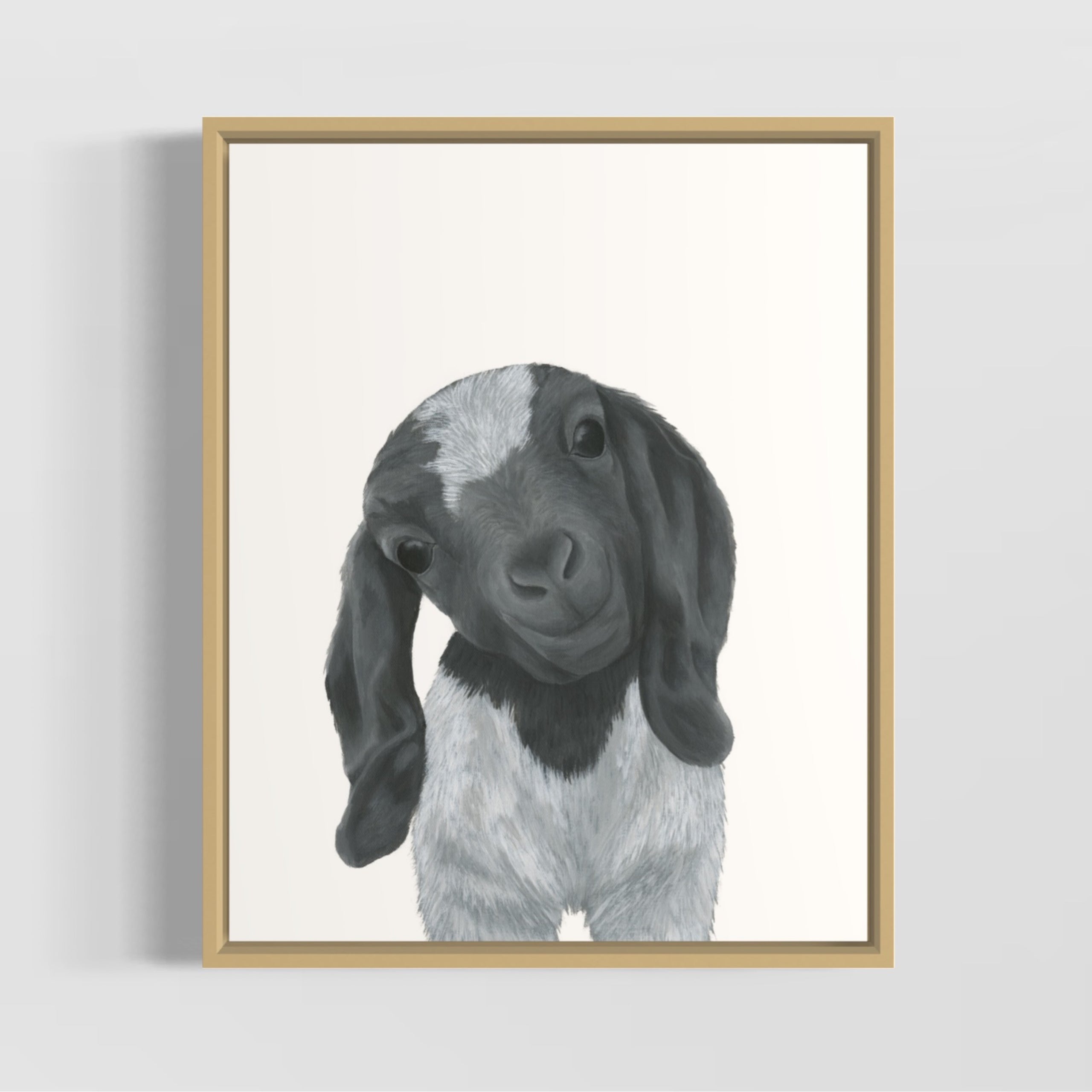 Gilbert the Goat | Farm Animal Art | Reflections By Megan | Reflections ...